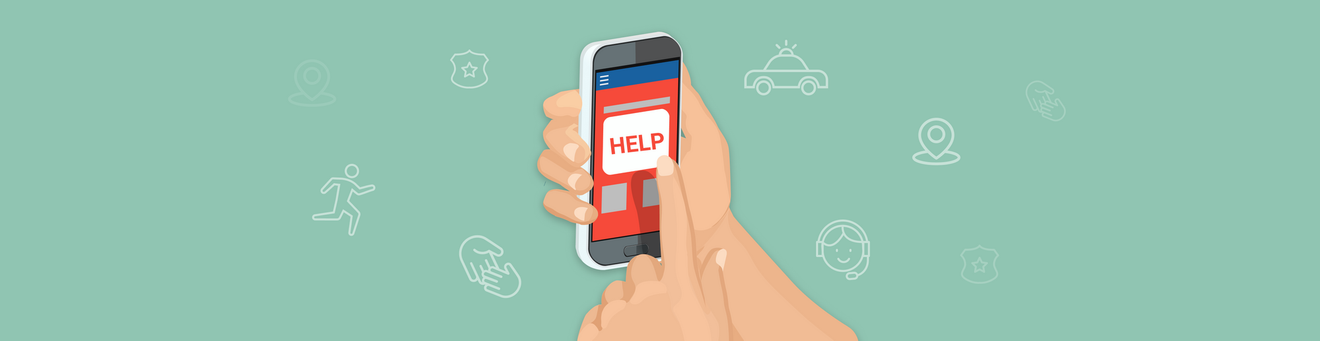 Emergency Alert App Development with a Portable Panic Button Case Study